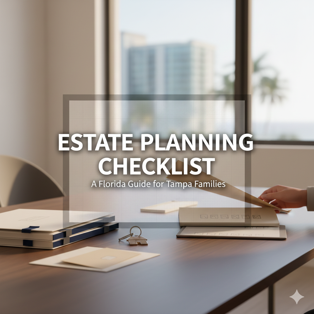 Estate Planning Checklist: A Florida Guide for Tampa Families